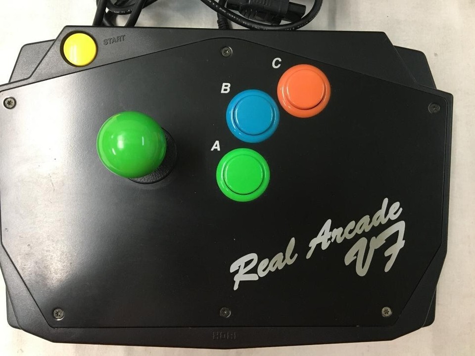 HORI REAL ARCADE VF Boxed Fighting Stick Controller HSS-09 Sega Saturn ...