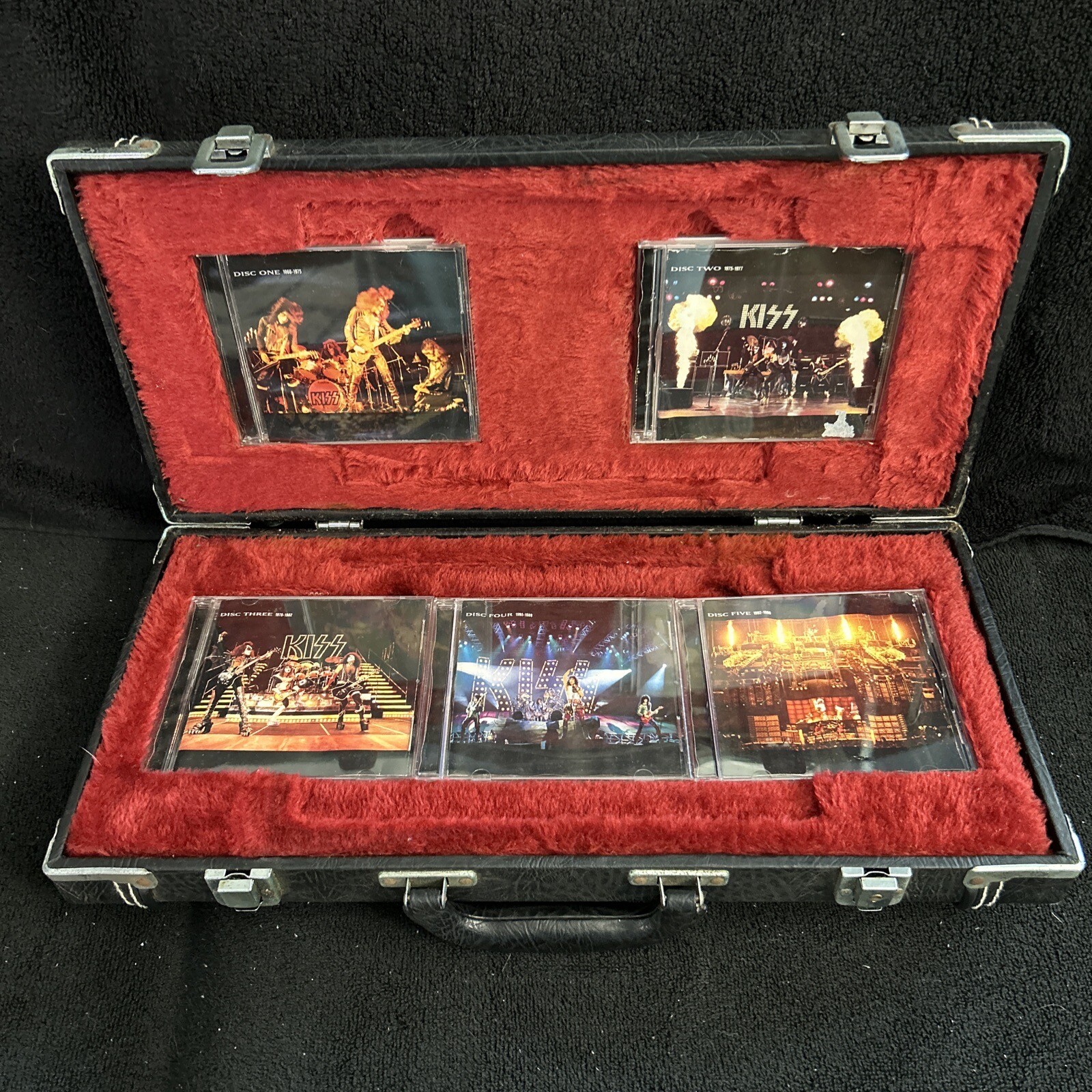 KISS The Definitive KISS Collection 5 CD Box Set Mini Guitar Case ...