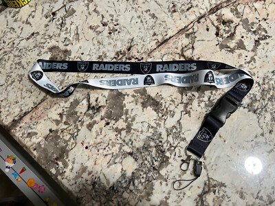 Brand New NFL Lanyard Raiders TWO SIDED US SELLER | eBay