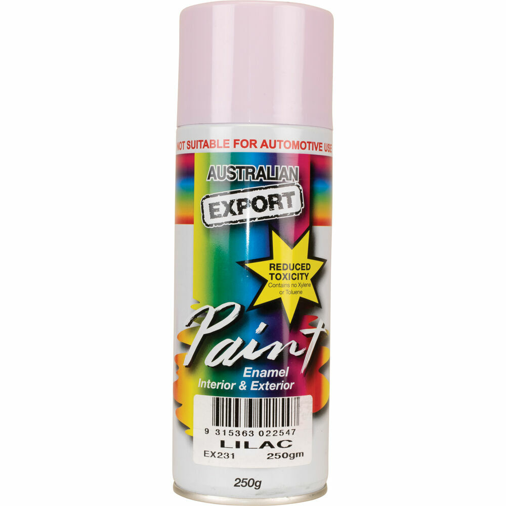 Australian Export Spray Paint 250gm Cans 43 Colours Free Shipping Spray ...