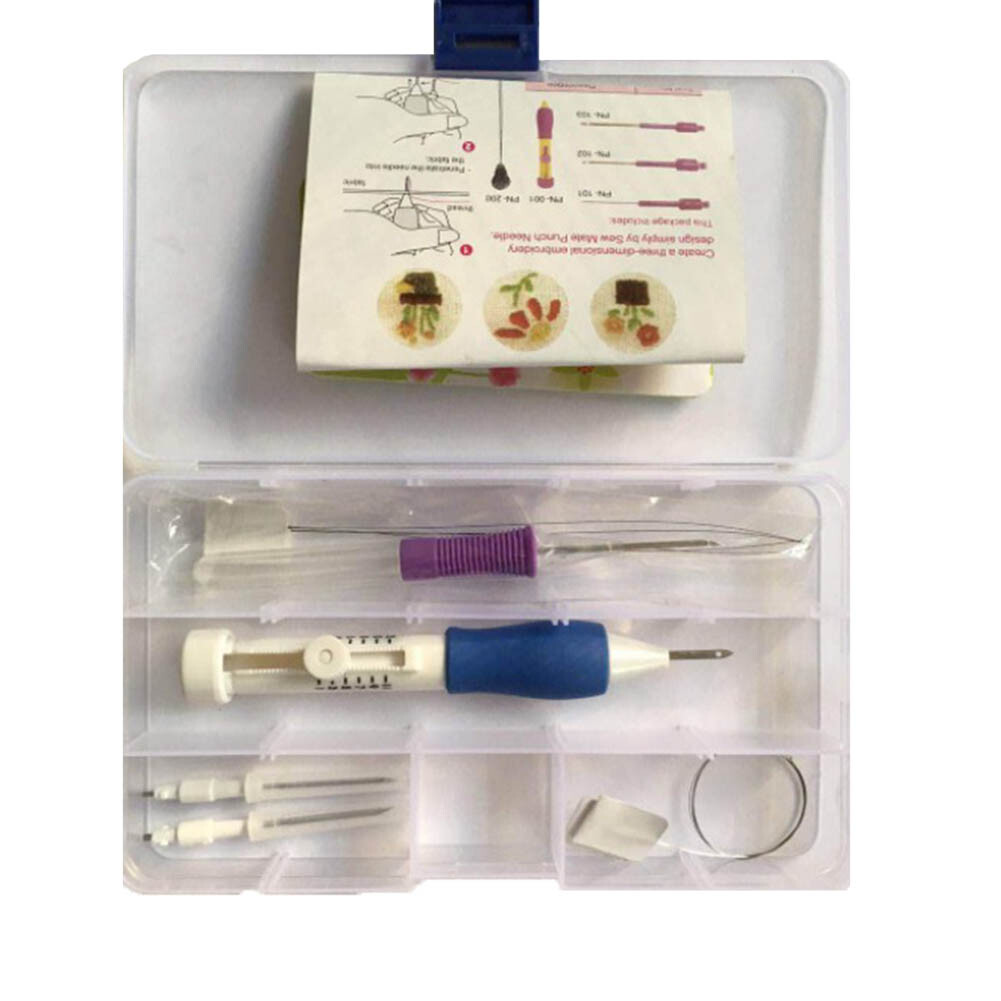 #X Punch Needle Embroidery Kits Embroidered Pen Tool for Beginners | eBay