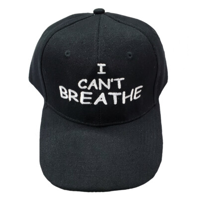 I CANT BREATHE Adjustable Hat BLM NWT Cap Made in USA - BLACK | eBay