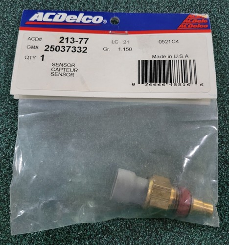 NOS AC DELCO 213-77 GM 25037332 2 Blade COOLANT TEMP GAUGE SENSOR OEM ...