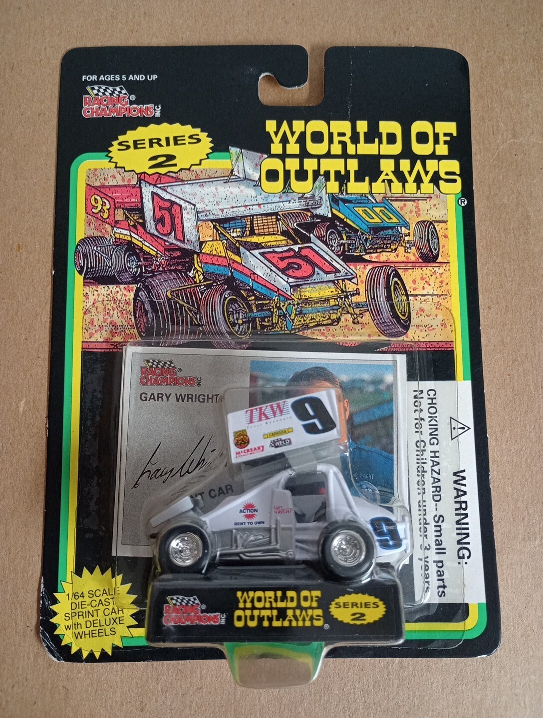 1994 Racing Champions World of Outlaws #9TKW Gary Wright 1:64 Sprint ...