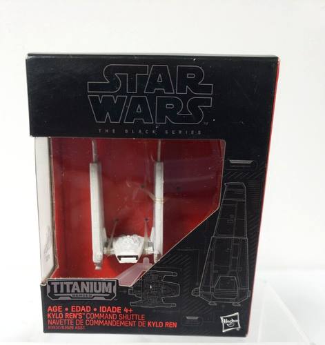 Star Wars Kylo Ren's Command Shuttle The Black series Titanium Series ...
