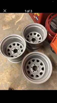 15x12 Black Rock Wheel | 63 mm Hub Bore | -63 Offset | Steel | Gray ...