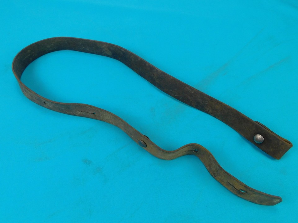 Antique Old German Germany WW1 or Early Leather Rifle Sling | eBay