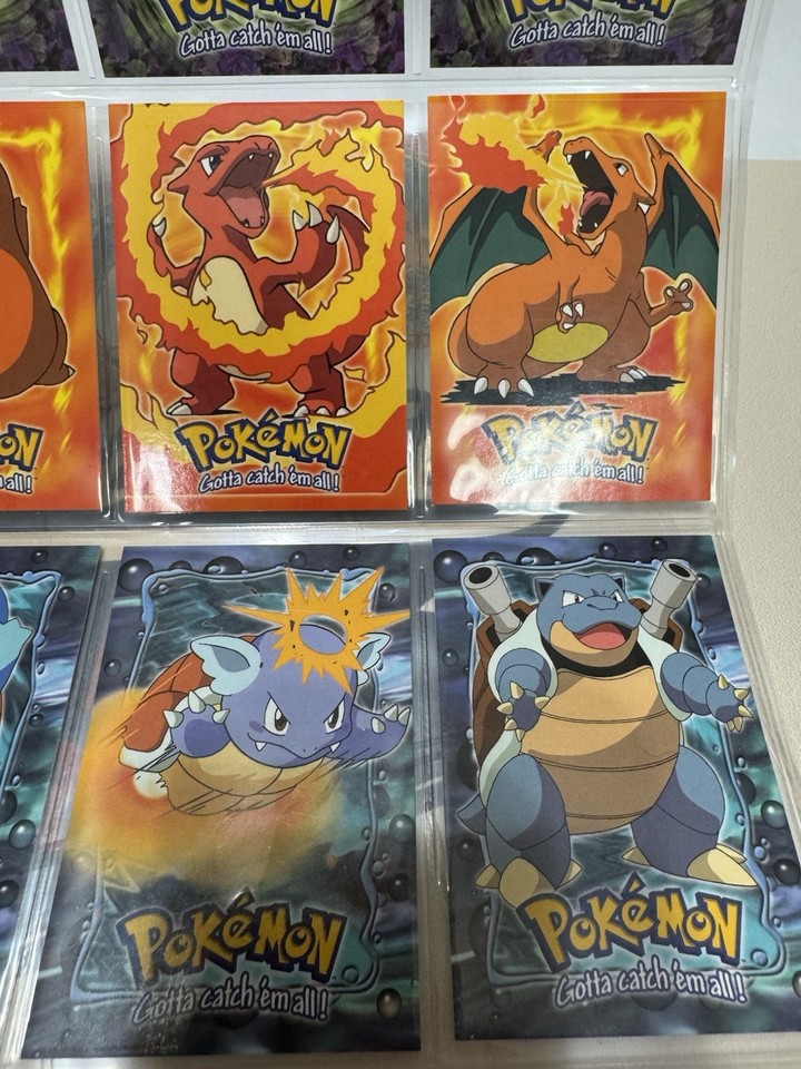 Full Base Set of All 12 Pokemon Topps TV Animation Episode Cards 1999 ...