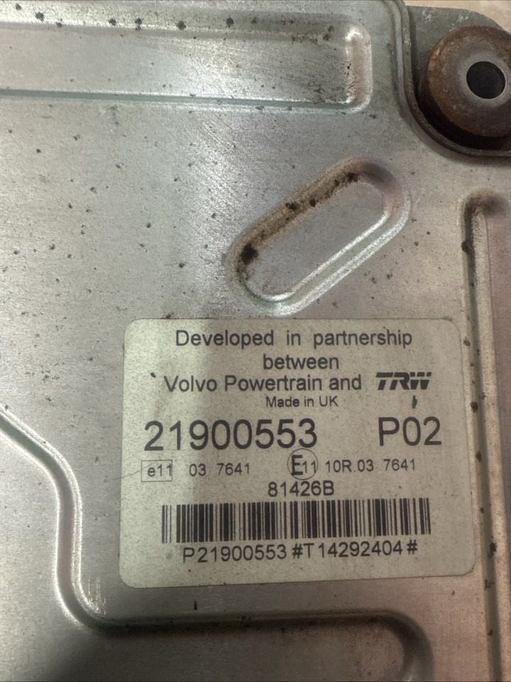 Volvo D13 Diesel Engine Control Module E11 10R.03 7641 - P/N: 21900553 ...