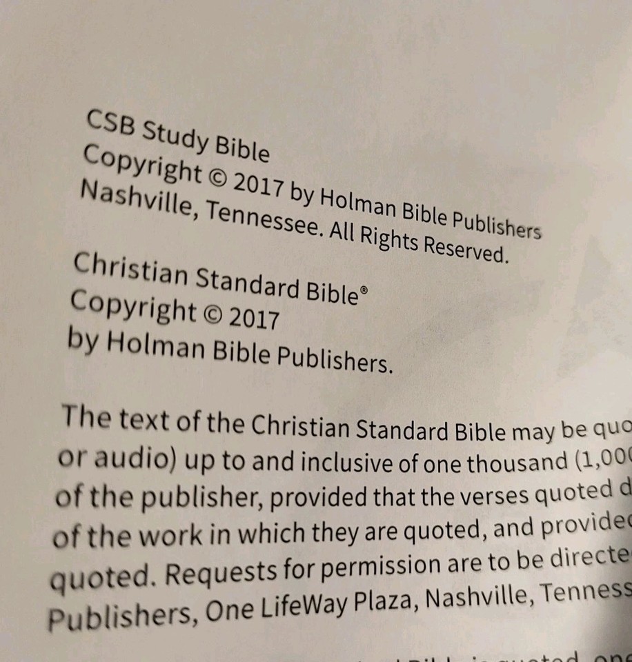 CSB STUDY BIBLE 2017 Softcover GOATSKIN LEATHER Christian Standard ...