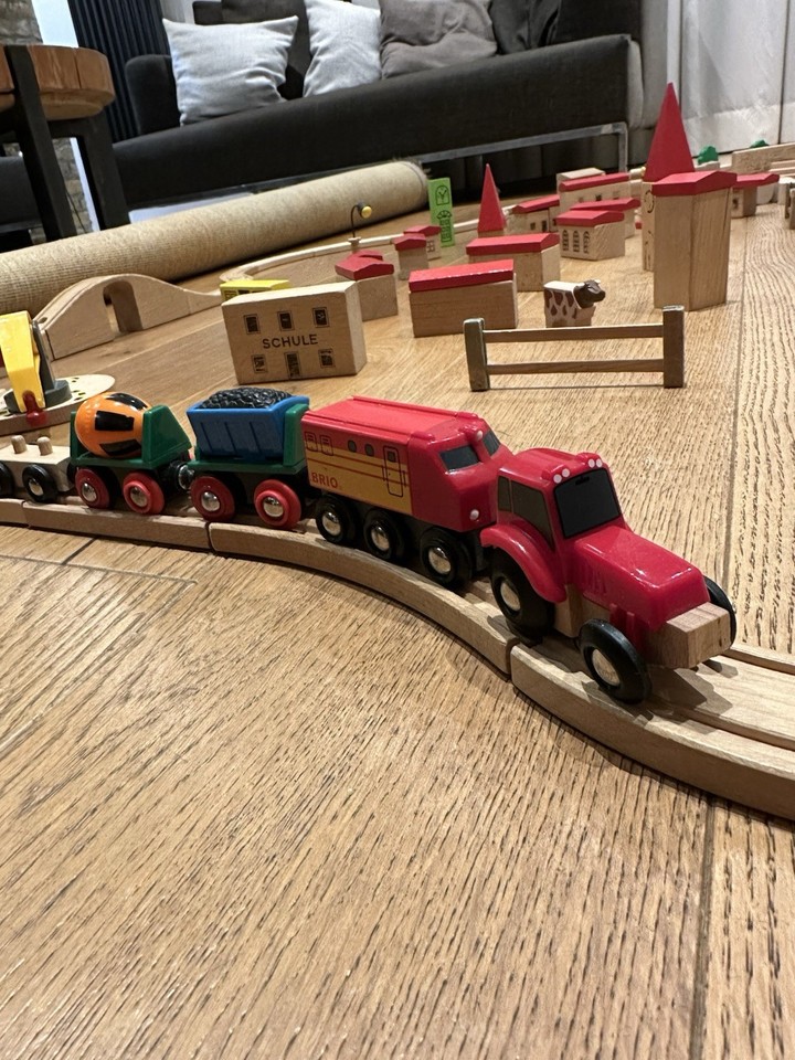 Brio Wooden Train Track With Accessories | eBay UK