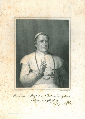 Portrait of Pope Pius IX | eBay