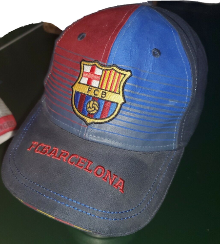 FCB Barcelona Soccer Hat Cap Official Rare Adjustable Licensed Spain ...