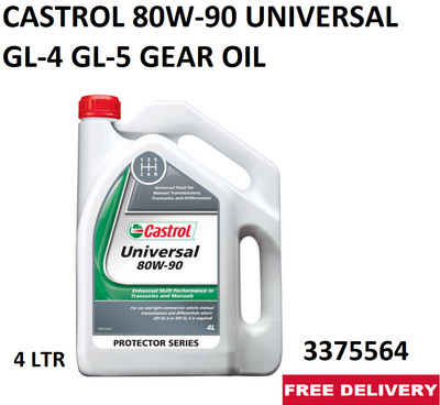 CASTROL 4Ltr 80W-90 UNIVERSAL GL-4 GL-5 GEAR OIL 3375564 | eBay