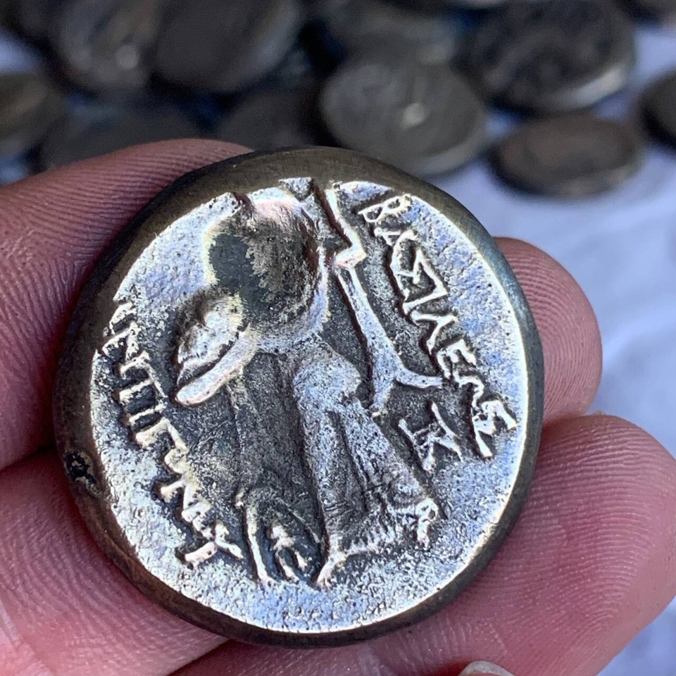 Greek Macedon Antigonus II Gonatas Bronze tetradrachm 271-260 BC RARE ...