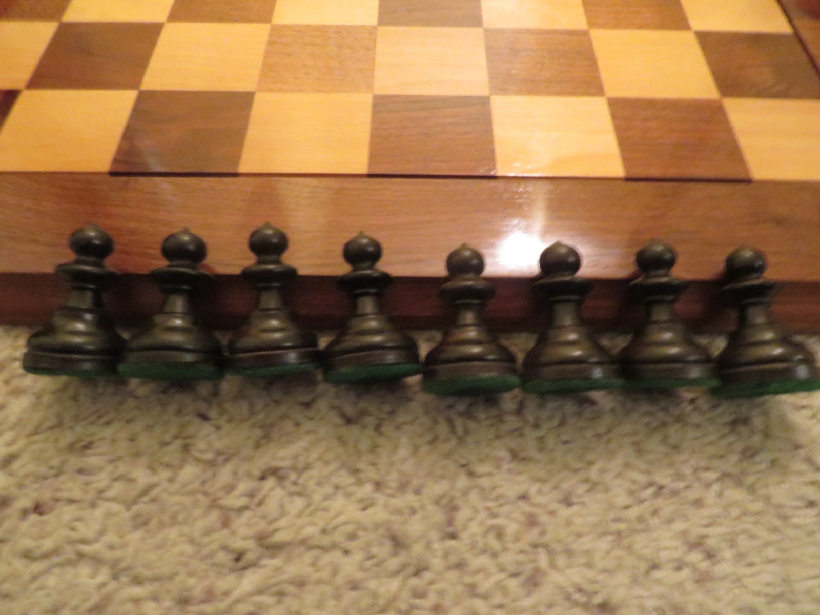 Vintage Allan Troy Chess Set-Troy "Punjab" HANDMADE, PINNEY HOMAGE ...