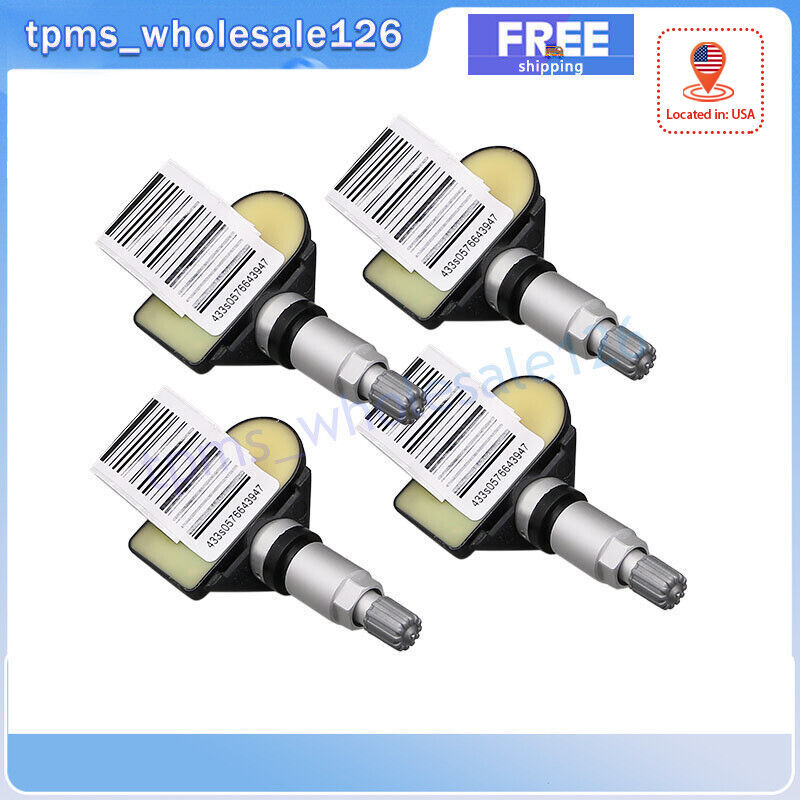 4PCS TPMS Tire Pressure Sensors 68487472AB For 2019-2021 Dodge ...