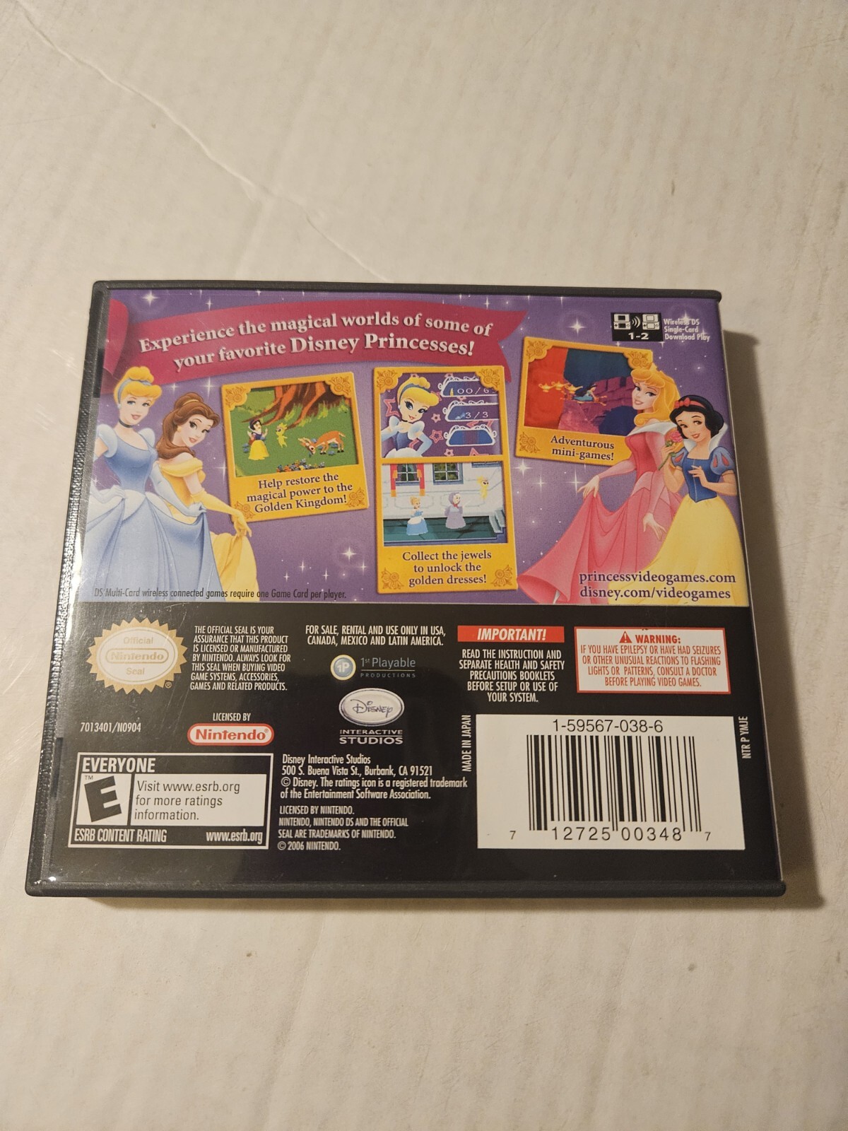 Disney Princess: Magical Jewels (Nintendo DS, 2007) Complete ...