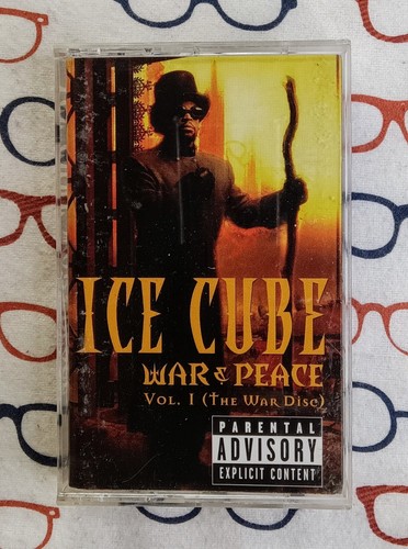 Ice Cube War & Peace Vol. 1 1998 Gangsta Rap Cassette Album Priority ...