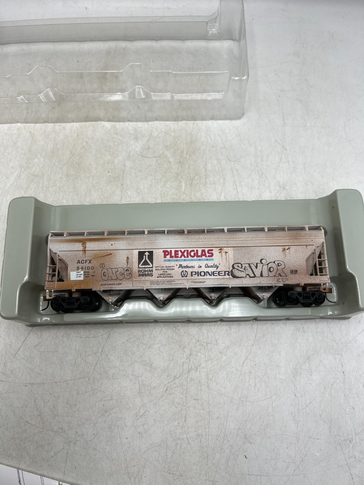 Athearn Ready to Roll Train Ho 7204 ACF Centerflow Plexiglas ACFX 54100 ...