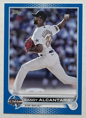 2022 Update All Star Game Blue #ASG-39 Sandy Alcantara - Miami Marlins ...
