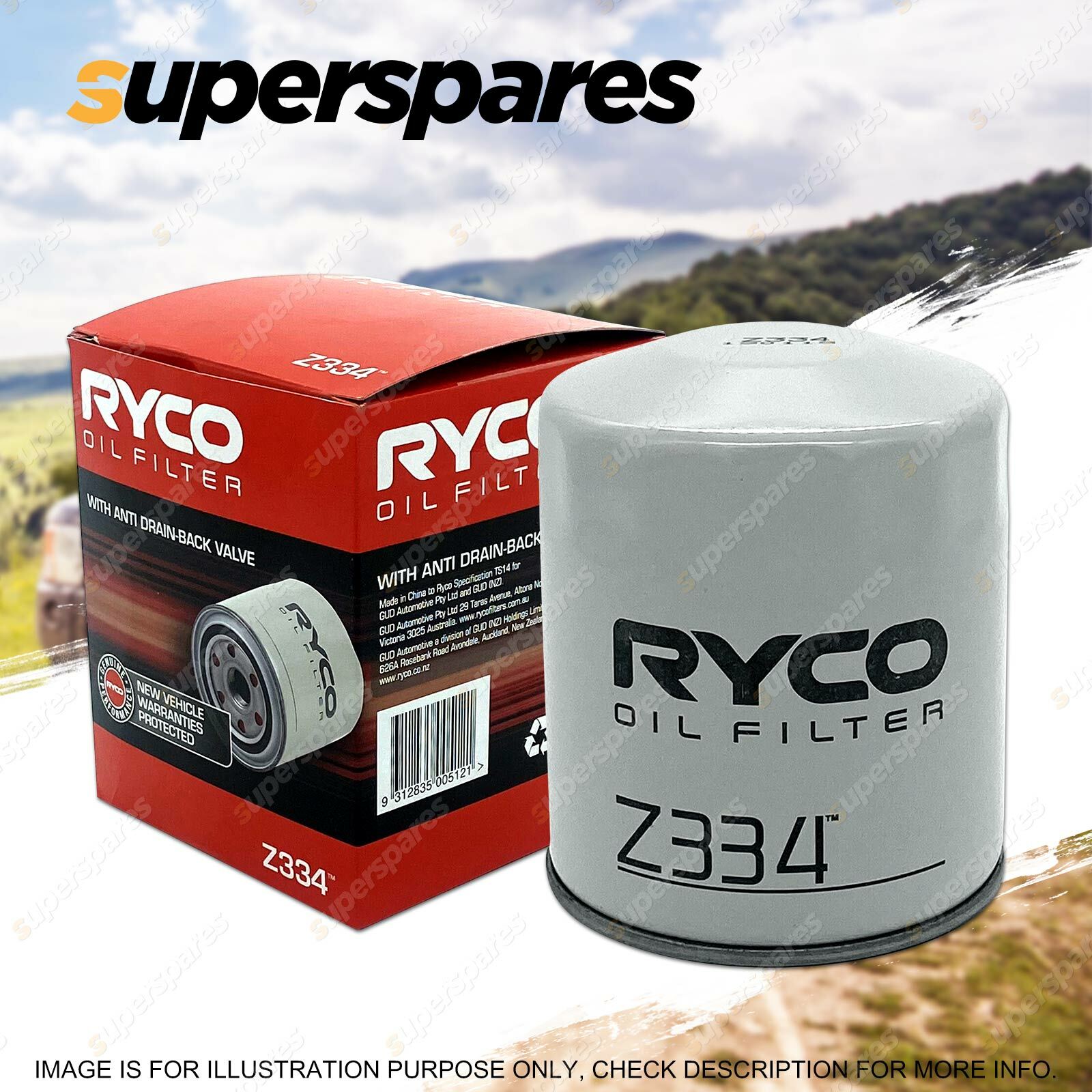 Ryco Oil Filter for Toyota Coaster HDB50 51 HZB30 31 36 40 41 50 56 ...