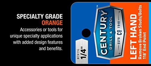 Century Drill 74120 Left Hand Stub Drill Bit, 5/16-inch | eBay