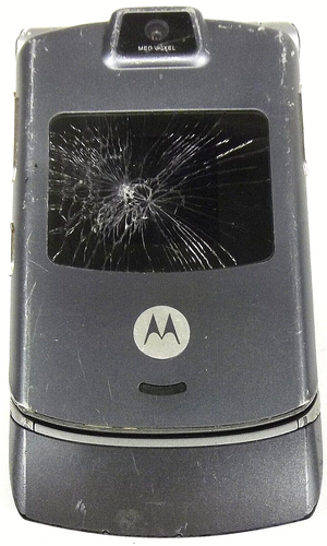 Motorola RAZR V3m - Gray and Silver ( Sprint ) Rare Cellular Flip Phone ...