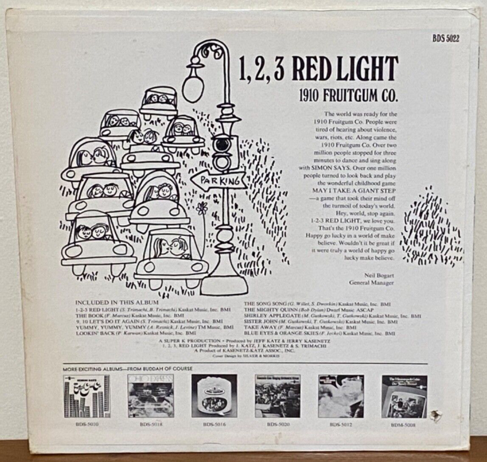 1910 FRUITGUM COMPANY 1, 2, 3 Red Light 1968 BUDDAH Bubblegum Pop Psych ...