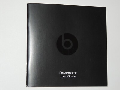 Quick Start Manual User Guide for Beats by Dr Dre POWERBEATS Headphones ...