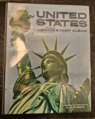 1967 United States Liberty Stamp Album Partially Filled Well Over 600 ...