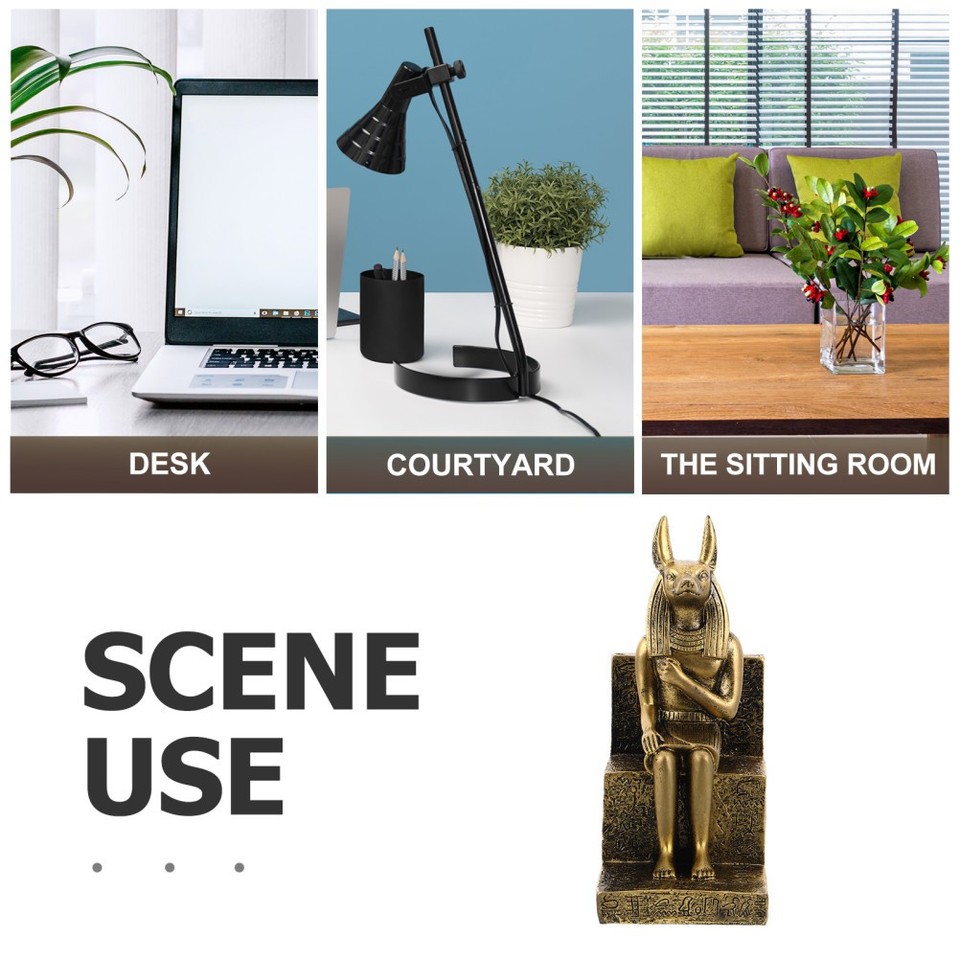 Resin Egypt Statue Creative Desktop Decoration Decorative Ancient ...