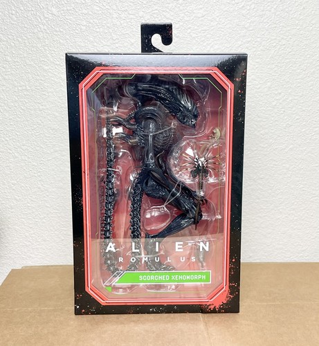 Neca Alien Romulus Ultimate Scorched Alien Xenomorph Action Figure ...