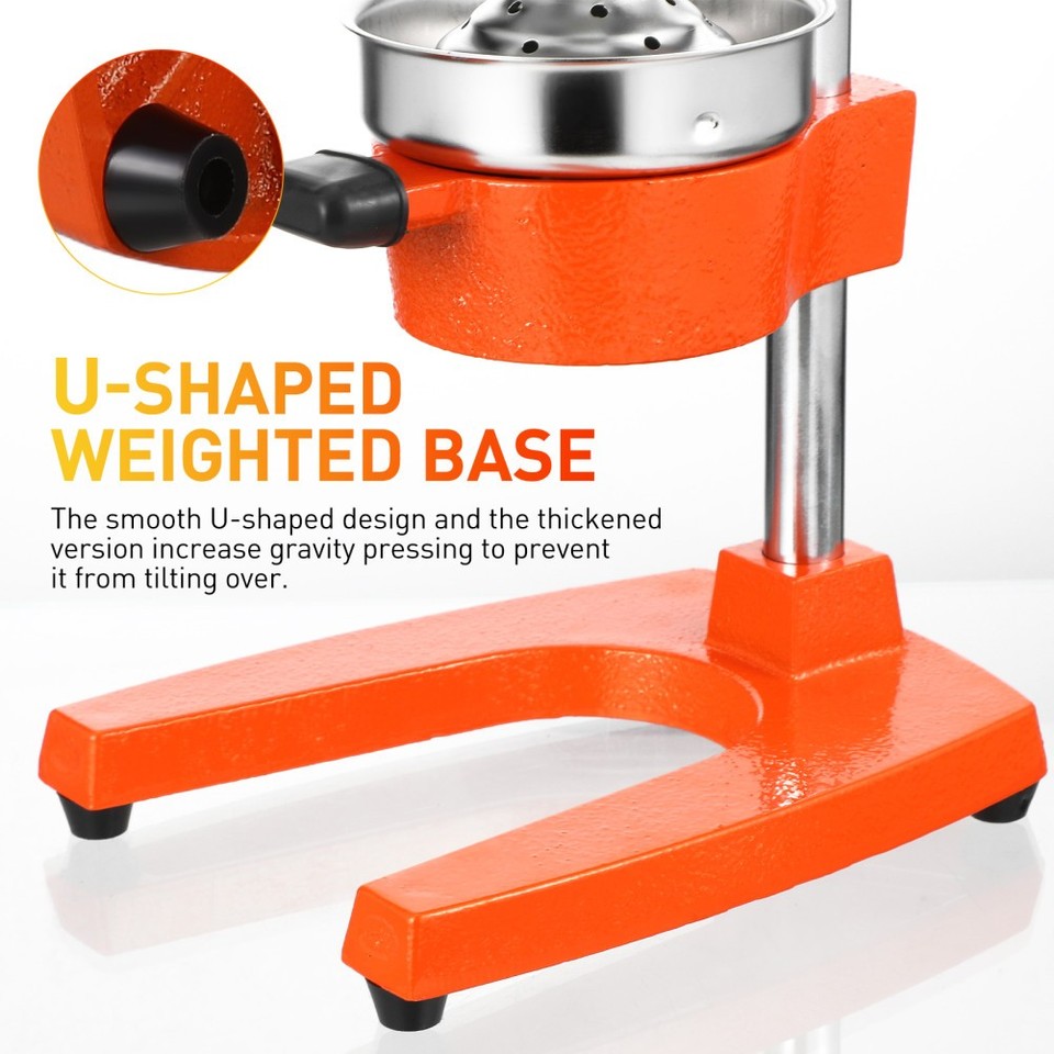 Hand Press Juicer Manual Fruit Juicer Juice Squeezer Machine Citrus ...