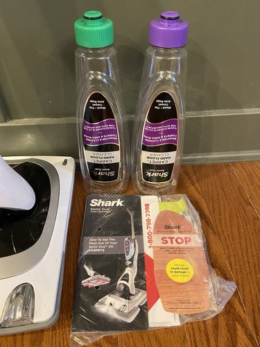 Shark Sonic Duo Carpet Hard Floor Cleaner Scrubber, Pads, Bottles ...