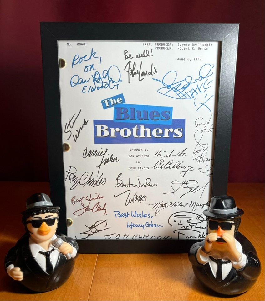 The Blues Brothers Script Signed- Autograph Reprints- 124 Pages- Jake ...