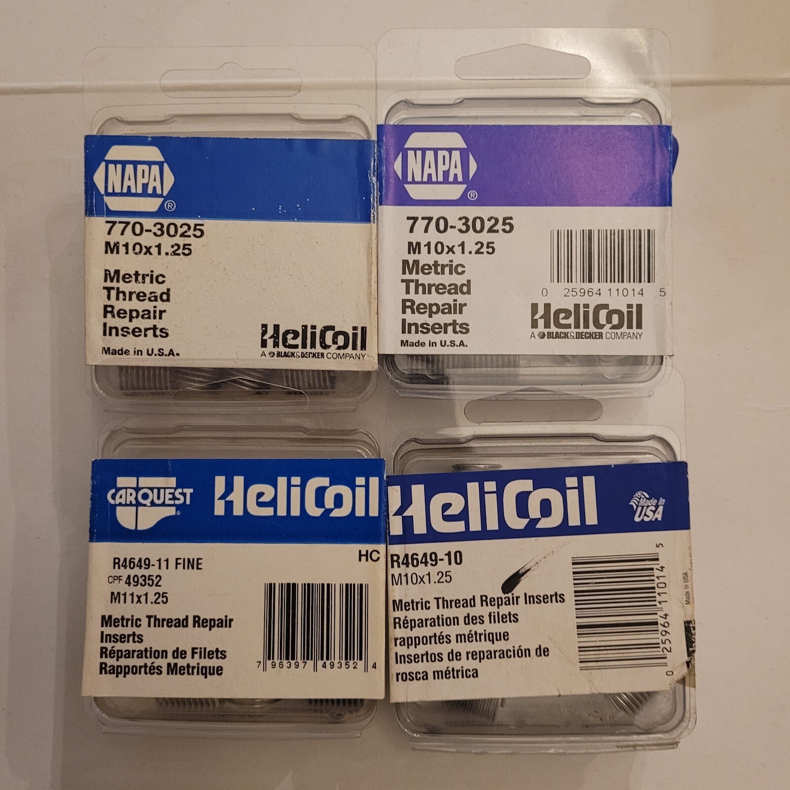 HELI-COIL METRIC Helical Insert,304SS, Assortment 10mm, 11mm | eBay