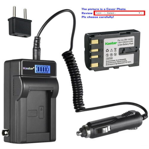 Kastar Battery Lcd Ac Charger For Jvc Bn V408 And Jvc Gr D228 Gr D230 Gr