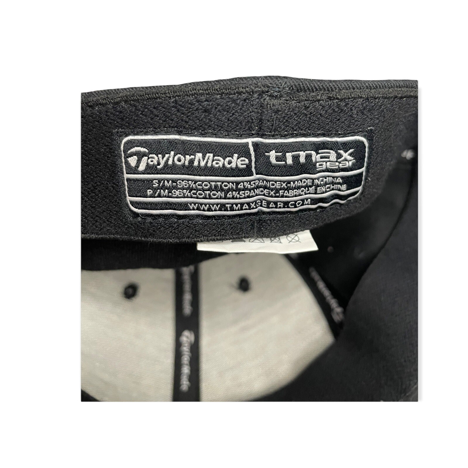 TaylorMade Penta Burner R11 Golf Hat Fitted Stretch Black Embroidered ...