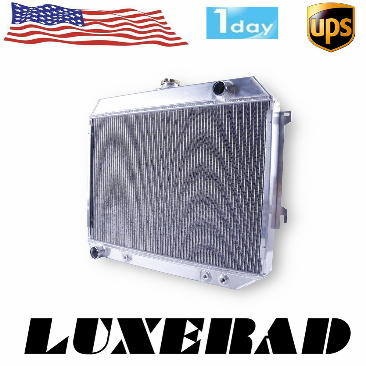 3 Row Aluminum Radiator for 68-73 Plymouth Roadrunner GTX Barracuda Big ...