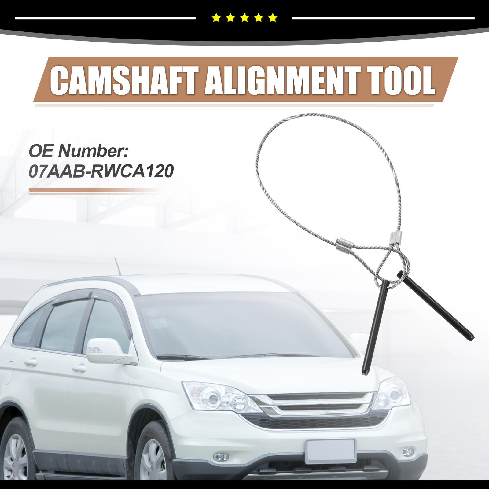Piece of 1 Camshaft Alignment Tool fit for Honda Accord 2003-2017 07AAB ...