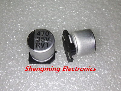 20pcs 470uF 35V SMD chip Aluminum Electrolytic Capacitor 10x10mm | eBay