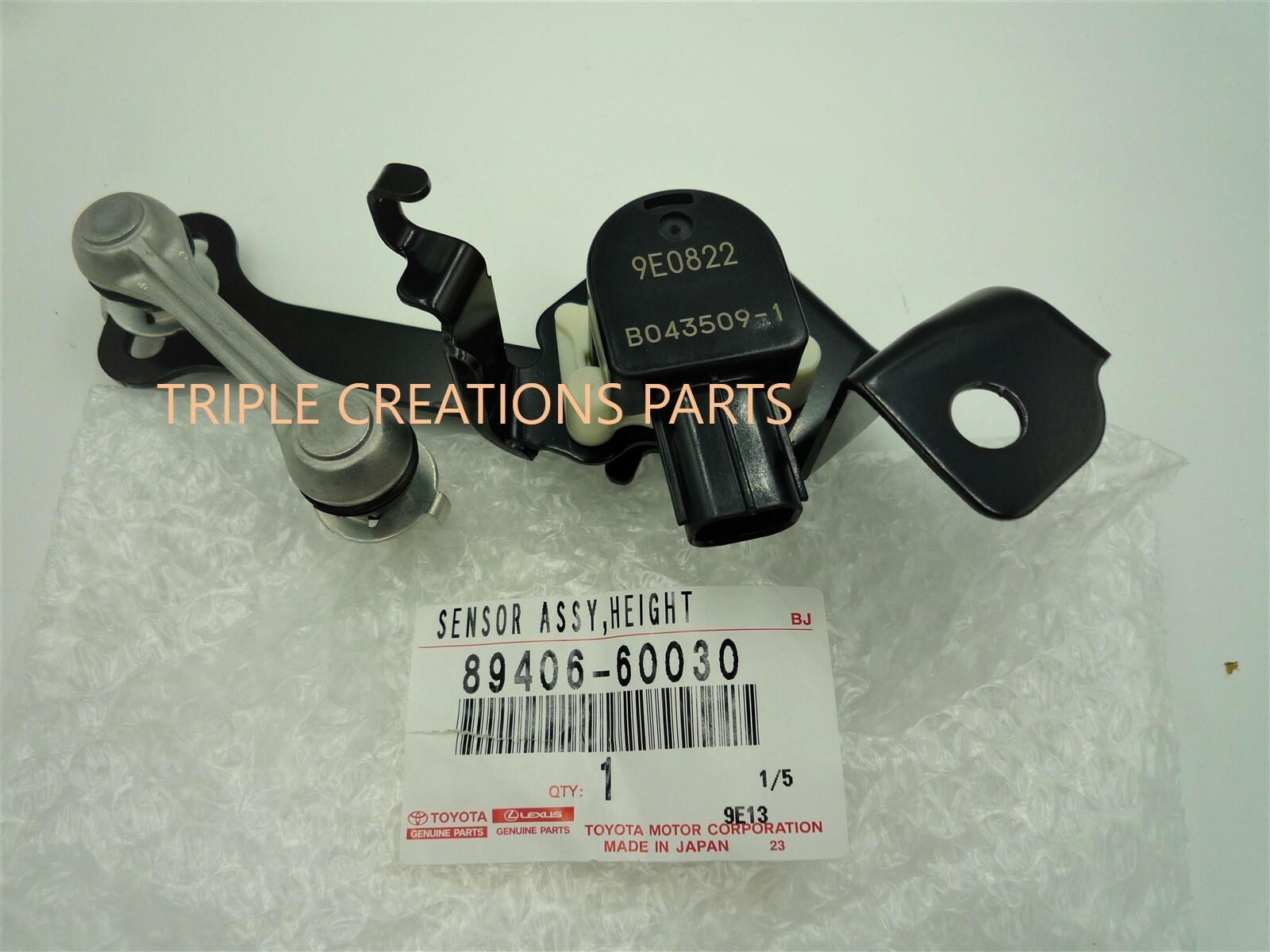 89406-60030 Genuine Toyota Sensor Height Control Front LH 8940660030 ...