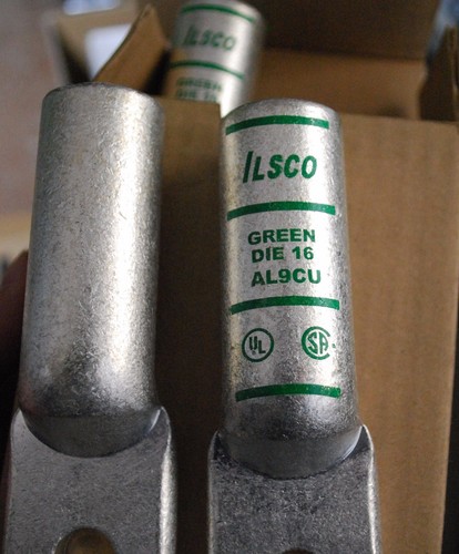 ILSCO 2acl-600 Lug 2-hole Aluminum Compression Connectors 600kcmil for ...