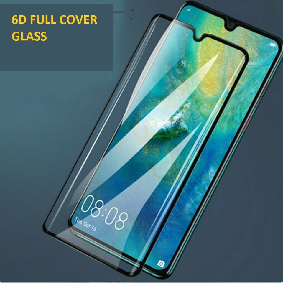 For Huawei Full Cover Tempered Glass Screen Protector Mate 20 P20 P30 ...
