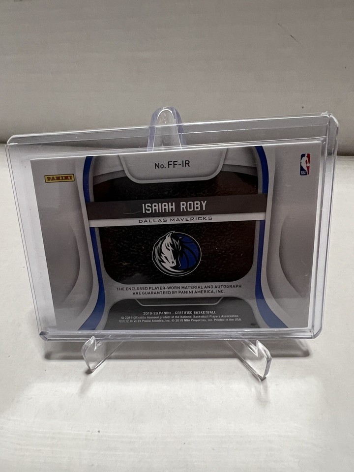 2019-20 Panini Certified Isaiah Roby Freshman Fabric Autograph Auto | eBay