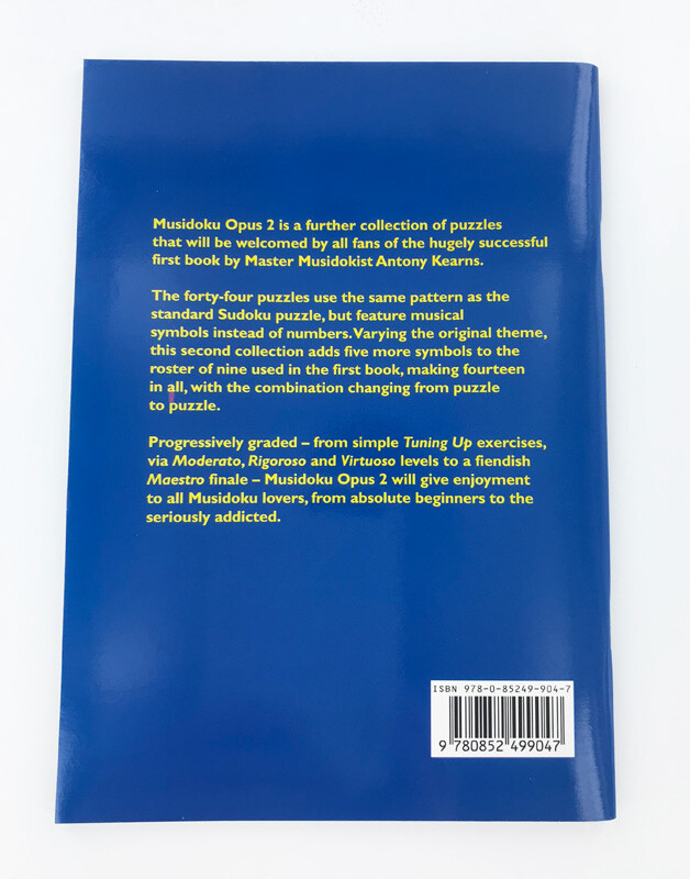 Musidoku Opus 2, Music Note Sudoku, 44 music puzzles, paperback book ...