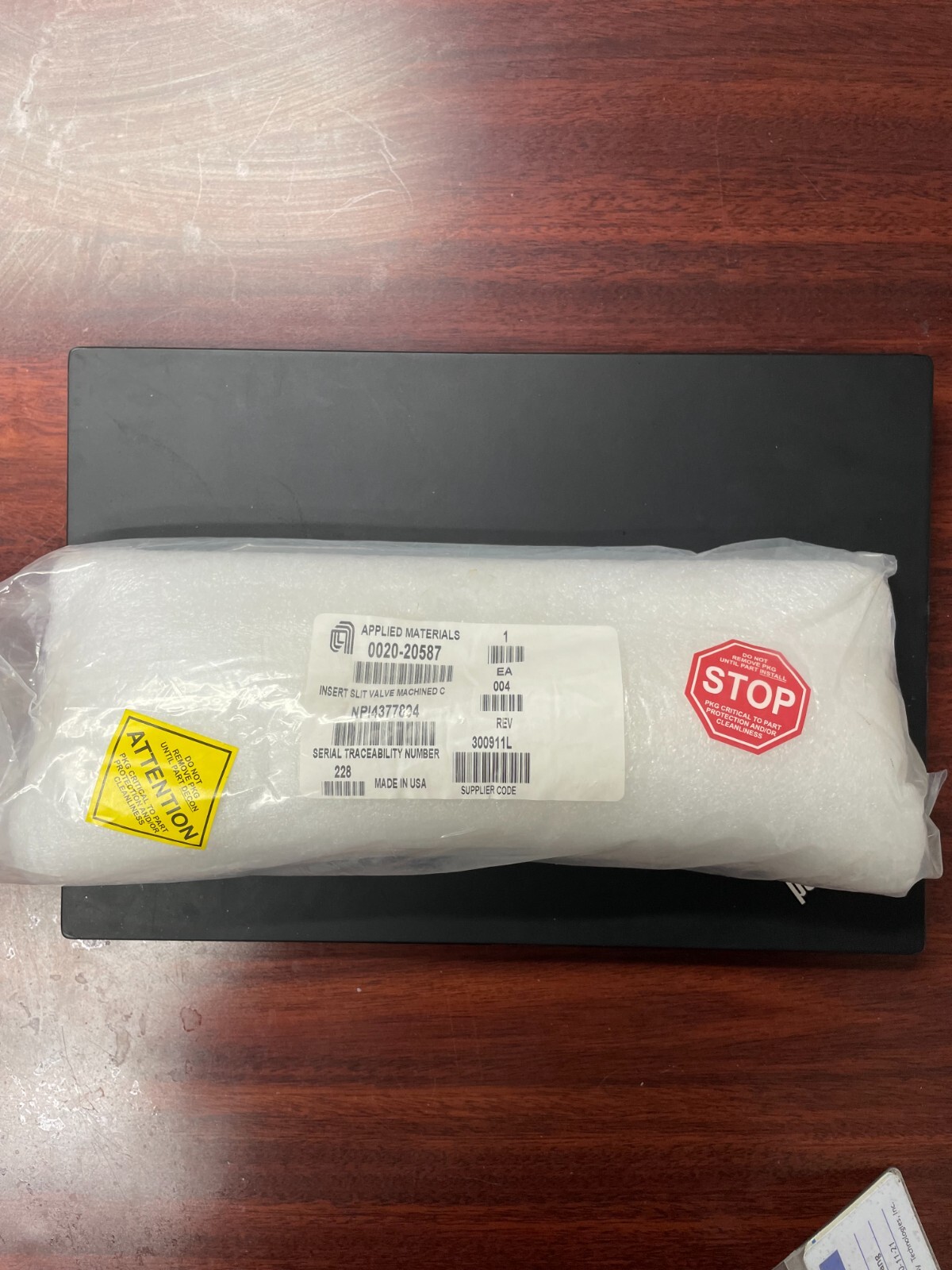 AMAT 0020-20587 Insert Slit Valve Machined C (NEW) Qty:1 | eBay