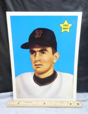 ORIGINAL POSTER Image 1962 Topps # 199 Gaylord Perry Rookie MLB ...