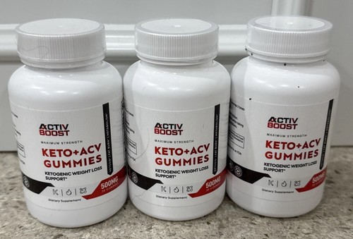 Activ Boost Keto + ACV Ketogenic Weight Loss Support 500MG 30 Gummies ...